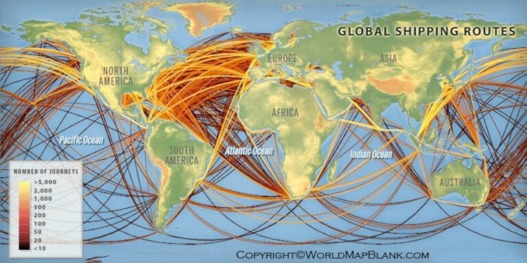 Major Global Shipping Routes: The Lifelines of International Trade ...